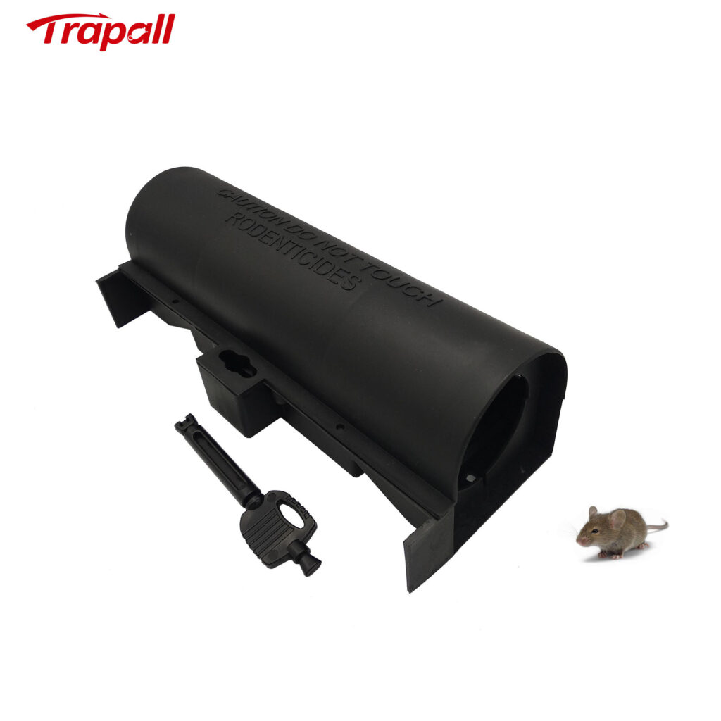 Plastic Mouse Locking Bait Station Rat Rodent Control Trap with Key ...