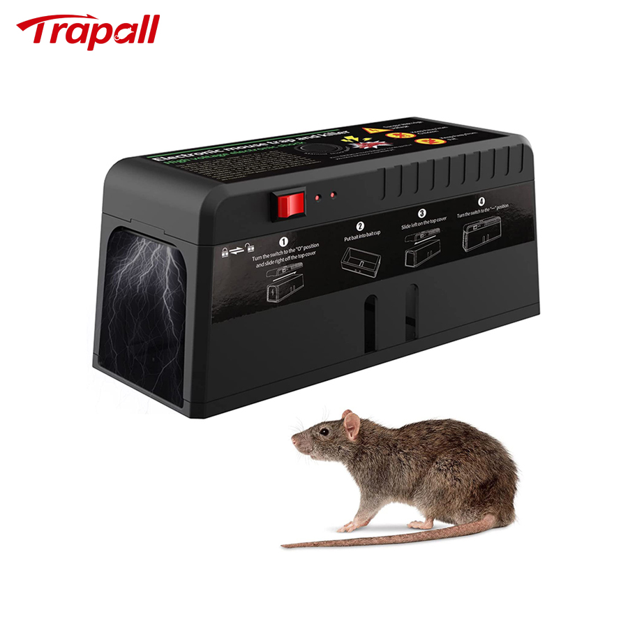 Multi-Kill Reusable Rat Rodent Zapper Electronic Mouse Trap Killer ...