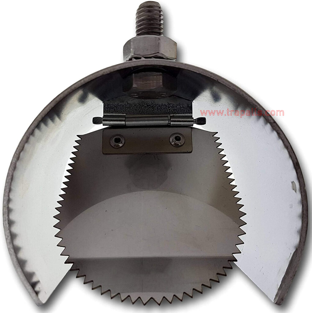 Indoor Home Rodent Flap Control Mouse Prevention Metal Rat Drain Guard ...