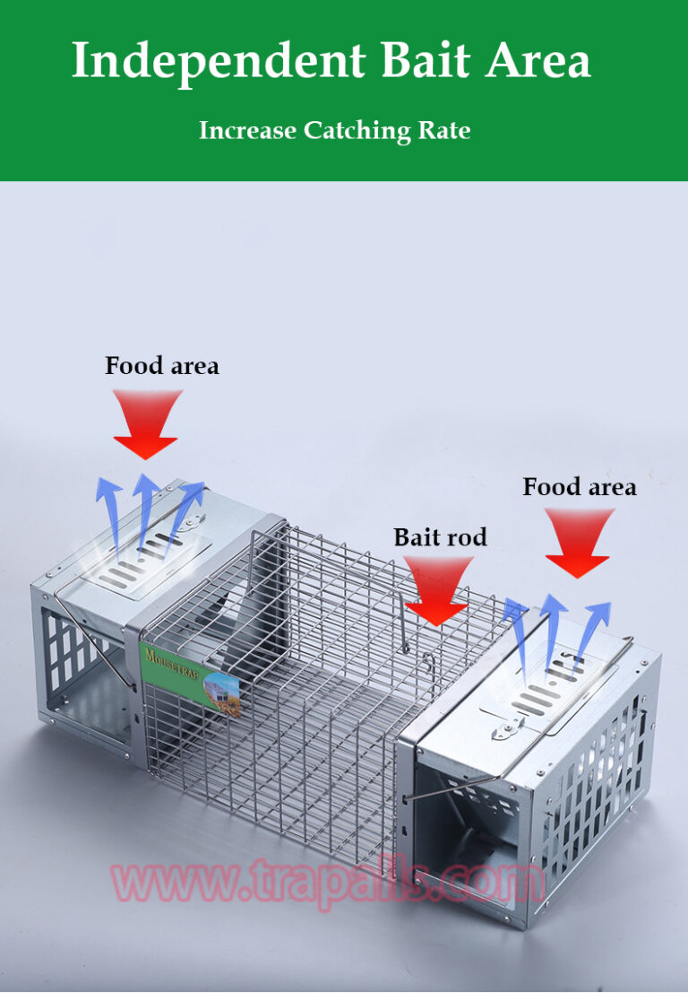 Reusable Galvanized Iron Wire Continuous Rodent Catcher No Kill Humane ...